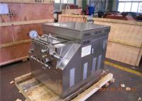 China Industrial Small Capacity Dairy Homogenizer For Milk Processing Types for sale
