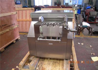 China Two Stage 304 Stainless Steel Dairy Homogenization Equipment 2500 L/H 40 Mpa for sale