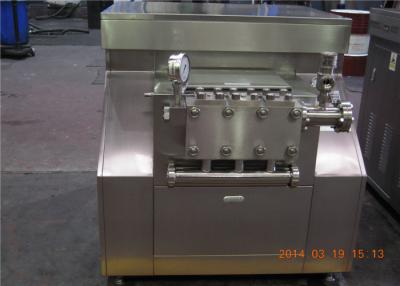 China High Efficiency 2 Stage 304 Stainless Steel Dairy Homogenizer 2000 L/H 30 Mpa for sale