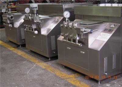 China New Condition Three Plunger 304 Stainless Steel Dairy Homogenizer 4000 L/H 40 Mpa for sale