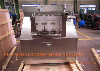 China Emulsion / Ice Cream / Juice Homogenizer 6000 L/H 40 Mpa 75 KW for sale