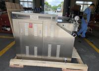 China 1700kg Capacity 55KW 7000L/H Dairy Homogenizer For Dairy Processing for sale