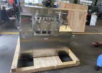 China 1700kg Capacity 55KW 7000L/H Dairy Homogenizer For Dairy Processing for sale