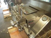 China 304 Stainless Steel Milk Homogenizer Machine Two Stage Mechanical Pressure for sale