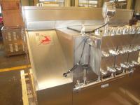 China Low Noise Dairy Homogenizer / High Speed Compact Milk Homogenizer Machine for sale