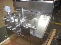 China Sanitary Ice Cream Homogenizer Machine With PLC Control Convenient for sale