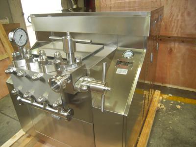 China Multi Functional 2 Stage Homogenizer / Durable Emulsion Homogenizer for sale