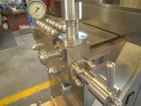 China Stable Operation Food Homogenizer / 2 Stage Homogenizer Low Noise for sale