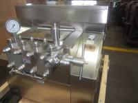 China Shaped Steel 5000L/H  48Mpa Low Noise Dairy Homogenizer for sale