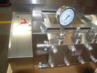 China Shaped Steel 5000L/H  48Mpa Low Noise Dairy Homogenizer for sale
