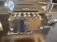 China Dairy Beverage Pneumatic 1500L/H Milk Homogenizer Machine for sale