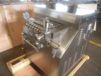China Dairy Beverage Pneumatic 1500L/H Milk Homogenizer Machine for sale