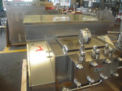 China 5000L/H Disinfectants High Pressure Homogenizer Erosion Resisting for sale