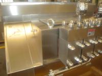 China Diaphragm 1000L/H SS Food Homogenizer Machine Two Stage for sale