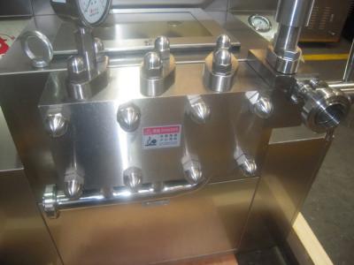 China Sterile Beverage Two Stage SUS304 Dairy Homogenizer for sale
