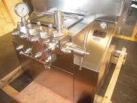 China 3000l/H Double Stage Juice Homogenizer Manual Operation for sale