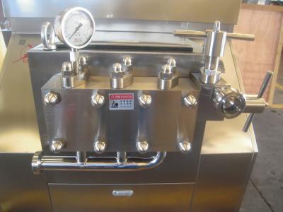 China Pneumatic Beverage Milk Homogenizer Machine With 3 Piston for sale