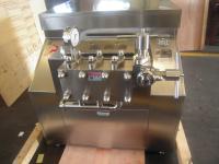 China 30KW Stainless Steel Hydraulic Milk Homogeniser For Ice Cream for sale