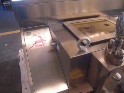 China 3 Plunger Sanitary Food Homogenizer Machine Manual Operating for sale