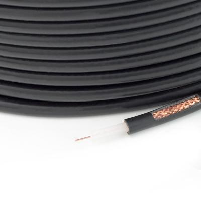 China Solid Copper RG213 Coaxial Cable , 50 Ohm Cable With PVC Jacket For Date Transmission for sale