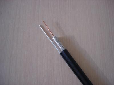 China PVC Jacket RG6 Coaxial Cable RG6 Drop Cable FOR CATV CCTV Braiding Type 75 ohm for sale