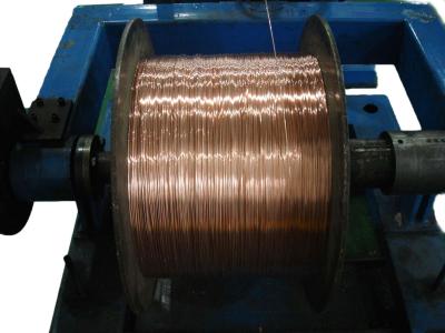China CATV Cable Inner Conductor ,  High Tensile Strength 25% CCS Coaxial Conductor for sale