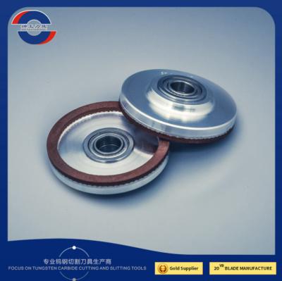 China Golden Coated Circular Slitter Blades 91.5HRA Tungsten Carbide Slitter Blades for sale