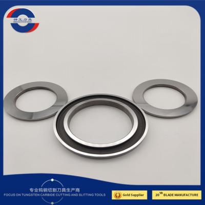 China Converting Tungsten Carbide Blade Paper Cutting Thin Film Slitter Knife 80mm for sale