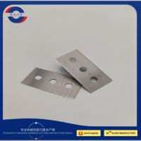 China Standard 3 Hole Solid Carbide Razor Blade Slotted Titanium Coating for sale