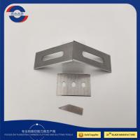 China Standard 3 Hole Solid Carbide Razor Blade Slotted Titanium Coating for sale