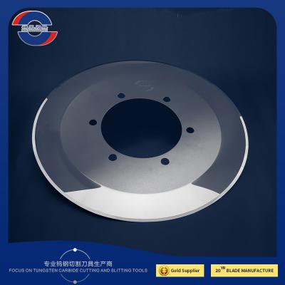 China HRA90 HRA92.1 Paper Slitter Blade Industrial Tungsten Carbide Paper Cutting Machine Blade for sale