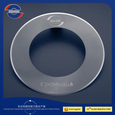China 63x19x0.3 Circular Slitter Blades Slitter Knife Sharpening For Tobacco for sale