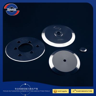 China Mirror Polishing Tungsten Carbide Industrial Machine Knives Circular Blades for sale