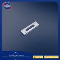 China HRA90 Slotted Carbide Razor Blade Thin Industrial Film Slitter Knife for sale