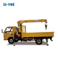China Construction Straight Boom 3 Ton Truck Mounted Crane For DFAC for sale