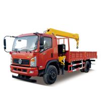 China Hydraulic Telescopic Boom Mobile Crane SQ8A5 8 Ton Mini Truck Crane Manipulator for sale