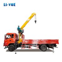 China Hydraulic Telescopic Boom Mobile Crane SQ8A5 8 Ton Mini Truck Crane Manipulator for sale