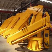 China Hydraulic Boat Deck Lifting Crane 2200 KG With Telescopic Boom for sale
