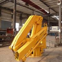China Hydraulic Boat Deck Lifting Crane 2200 KG With Telescopic Boom for sale