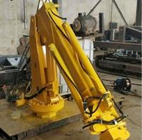 China 2 - 25 Tons Hydraulic Marine Ship Provision Crane With Max. Lifting Height Of 5 - 30m for sale