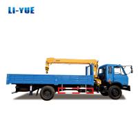 China Hydraulic 5 Ton Truck Mounted Crane Used Telescopic Boom Truck Crane For Construction SQ5 for sale