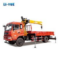 China Mini Truck Mounted 8 Ton Truck Crane For High Capacity Construction Lifting for sale