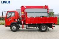 China 6 Ton 4x2 Hydraulic Truck Crane Construction Lifting With Span Of 2280 - 5100mm for sale