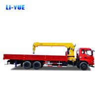China 2500 Kg Weight CDW 6X4 12 Ton Truck Mounted Crane With Euro 3 Engine for sale