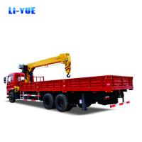 China 2500 Kg Weight CDW 6X4 12 Ton Truck Mounted Crane With Euro 3 Engine for sale