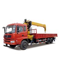 China 16 Ton Straight Boom Truck Crane Construction Lifting With 18.8m Max. Lifting Height for sale