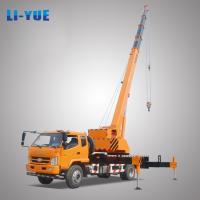 China Construction 8 Ton Truck Crane Hydraulic Mobile Boom Truck Crane for sale