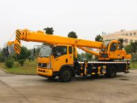 China 8 Ton Hydraulic Mobile Crane Telescopic Mini Truck Crane 24T.M Rated Lifting Moment for sale
