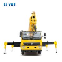 China Building Construction 10 Ton Truck Crane With Telescopic Boom Hengli Hydraulic Valve for sale