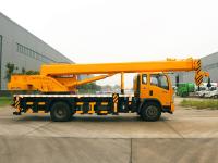 China 8 Ton Hydraulic Mobile Crane Telescopic Mini Truck Crane 24T.M Rated Lifting Moment for sale